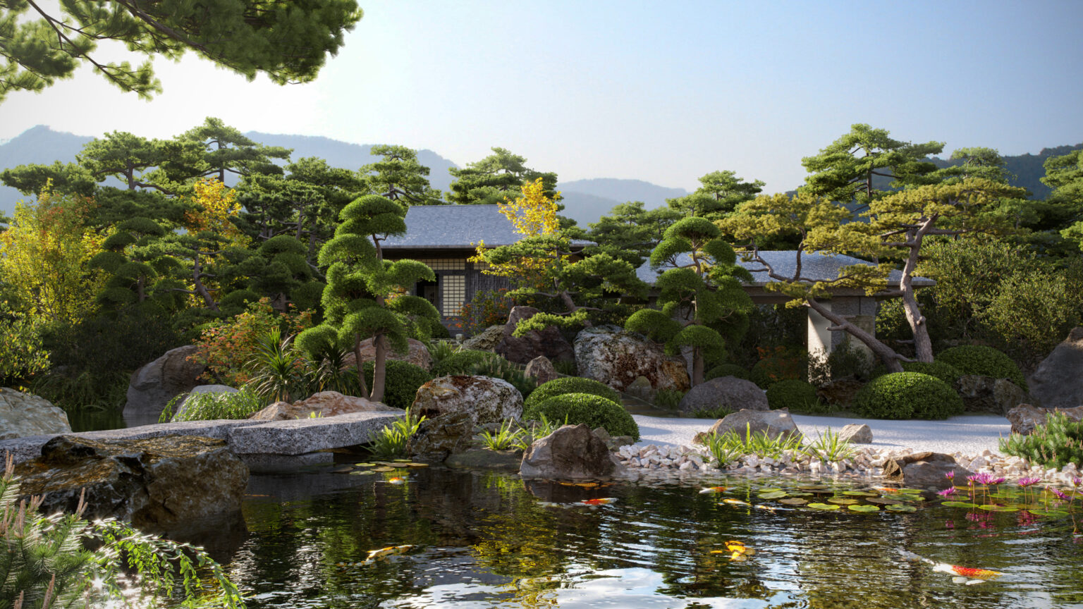Collection 06 - Japanese Garden (3D Model) - 3DTree