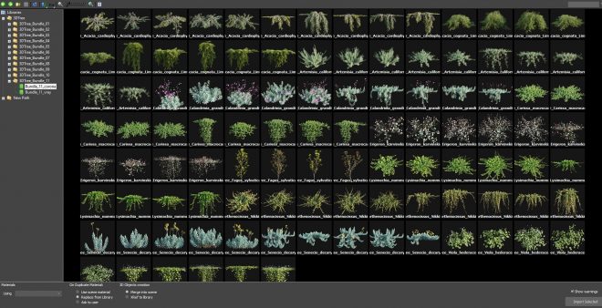 Collection 11 - Ground cover - Vines and Creepers (3D Model) - 3DTree