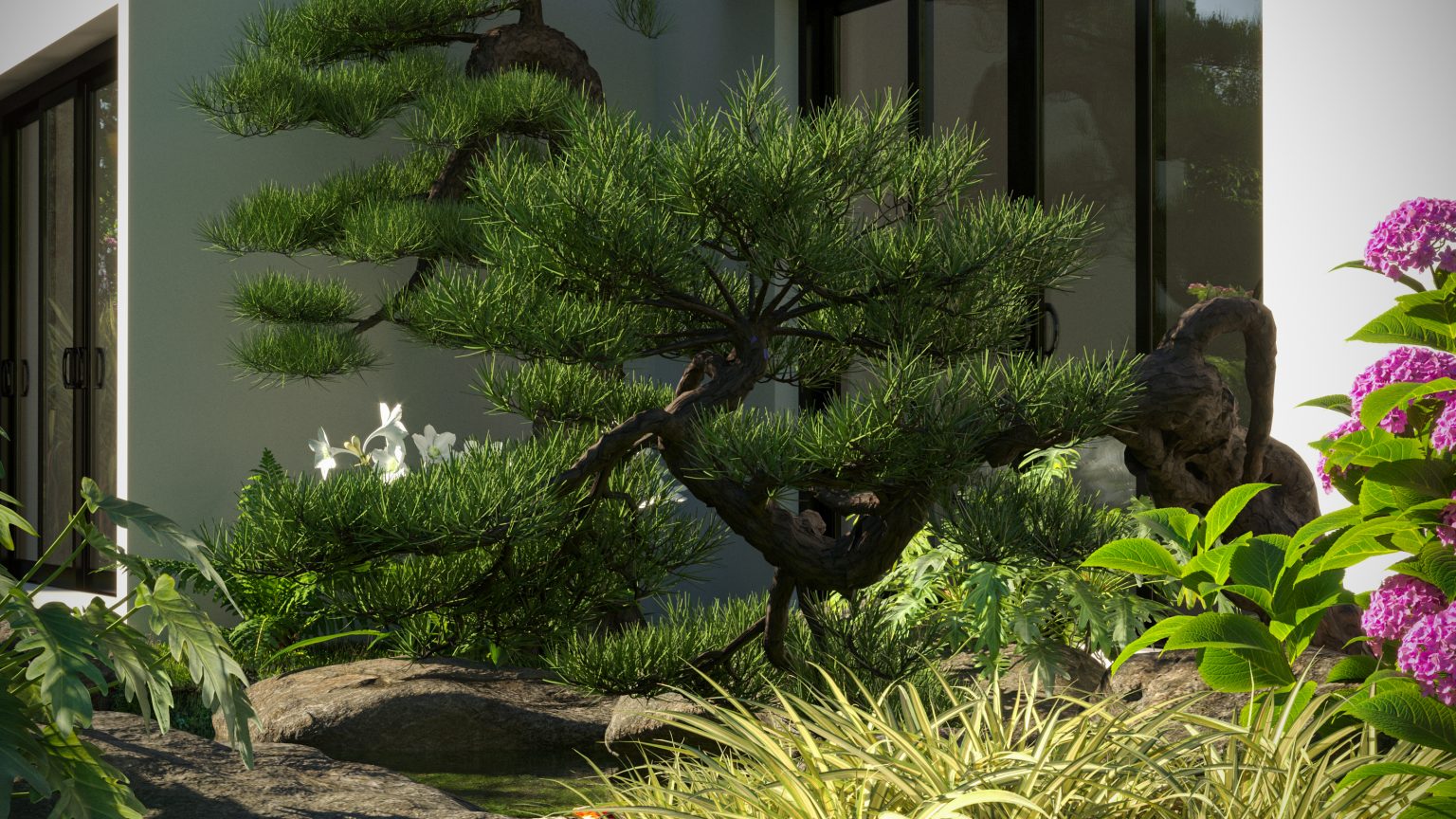 Collection 19 - Japanese garden (3D Model) - 3DTree
